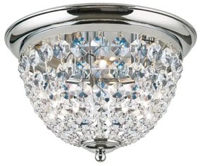 Orion DLU 1840/35-Křišťálové str. svítidlo PLAFOND 3xE27/40W/230V pr.35 cm chrom