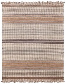 Diamond Carpets India, Ručně vázaný kusový koberec Houndstooth DESP HL89 Beige Mix, 200x290, béžová, hnědá, ložnice