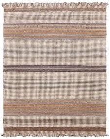 Diamond Carpets India, Ručně vázaný kusový koberec Houndstooth DESP HL89 Beige Mix, 80x150, béžová, hnědá, ložnice