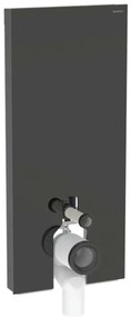 Geberit Monolith - Sanitární modul pro stojící WC, 114 cm, spodní přívod vody, černá 131.033.SJ.6