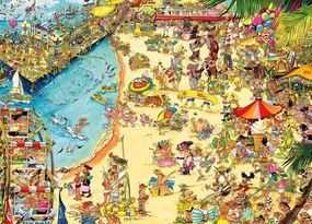 GIBSONS Puzzle Pobřežní žertíky / 1000 dílků / 68 × 49 cm