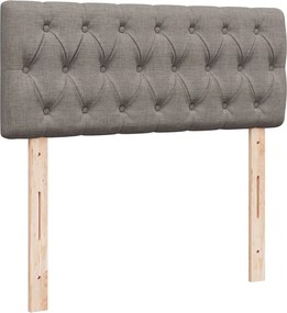 Box spring postel s matrací taupe 120x200 cm textil 3285866