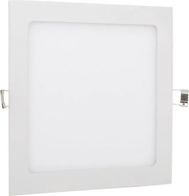 LEDsviti Stmívatelný bílý vestavný LED panel 225x225mm 18W teplá bílá (6758)