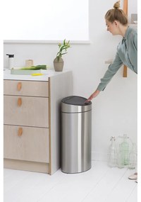 Brabantia TOUCH BIN RECYCLE Dotykový odpadkový koš na tříděný odpad  10+23 l - matná ocel