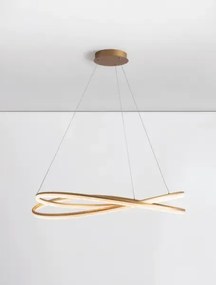 Designový lustr Ophelia zlatá