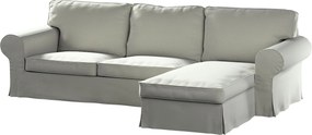 Potah na pohovku IKEA Ektorp 2-místná s lenoškou barva zelená látka sametová