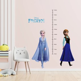 PIPPER. Samolepka na zeď "Dětský metr - Elsa a Anna"