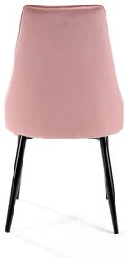 Set 2 ks jídelních židlí SJ.054, růžová