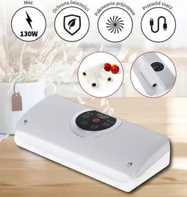 Adler AD 4503 bílá / Vakuová svářečka / 130W / -0,80 bar