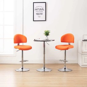 vidaXL Barové stoličky 2 ks umělá kůže [249662] Barva: krémová