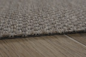 Vopi, Metrážový koberec Nature hnědý - neúčtujeme odřezky z role, na míru, šíře 2m,3m,4m, hnědá, filc, chodba / předsíň
