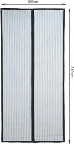 Síť proti hmyzu do dveří AIRVEIL magnetická 210x100 cm