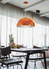 Měděný závěsný lustr 40cm Amalfi pro žárovku E27  - Candellux