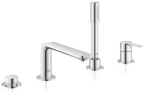 GROHE 19577001 - Vanová čtyřotvorová kombinace LINEARE lesklý chrom