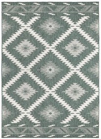 NORTHRUGS - Hanse Home koberce Kusový koberec Twin Supreme 103431 Malibu green creme – na ven i na doma - 120x170 cm