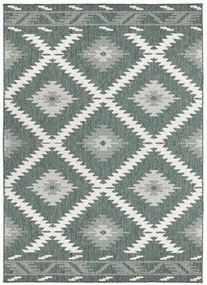 Hanse Home, Kusový koberec Twin Supreme 103431 Malibu green creme – na ven i na doma, 120x170, zelená, chodba / předsíň