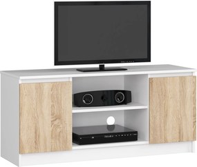 TV stolek K120 bílá/dub sonoma
