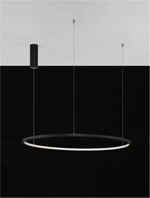 Závěsné LED svítidlo NOVA LUCE TARQUIN 46W 3000K 9345605 stmívatelné Triac