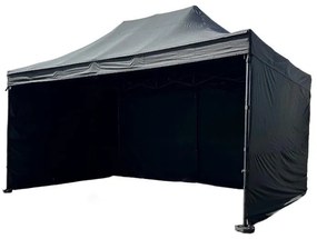 Nůžkový párty stan 4x6 m /5 noh TENTino BIG HEXAGON EXTREME Barva opláštění: 10B - SVĚTLE HNĚDÁ