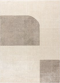 Dywany Łuszczów, Kusový koberec Fusion 0805 cream/beige, 120x170, béžová, kancelář