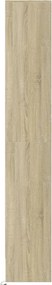 Skříň highboard s LED dub sonoma 69 x 32,5 x 200 cm kompozit 3307907