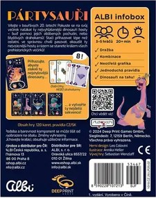 ALBI Karetní hra Pártysauři / 3-5 hráčů / od 8 let
