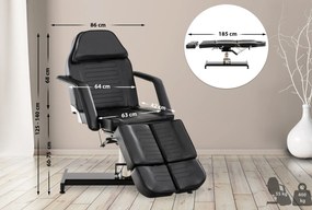 Hydraulické kosmetické lehátko Split V2 – černá