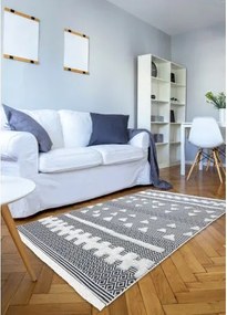 Koberec ECO SISAL BOHO MOROC Geometrický 22321 střapce - dvě úrovně r