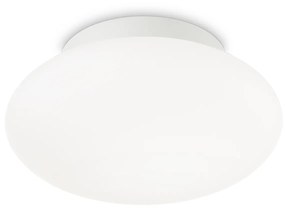 Exteriérové ​​stropní svítidlo Ideal lux 135250 BUBBLE PL1 1xE27 60W bílá IP44 Venkovní stropní svítidla