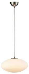 Bílé závěsné svítidlo se skleněným stínidlem ø 38 cm Locus – Markslöjd
