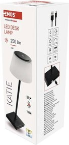 Stolní LED lampa Katie černá