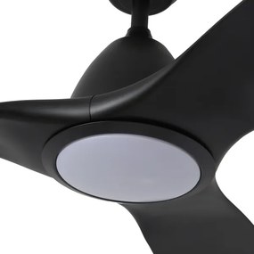 ZEVENTI - LED Stropní ventilátor URBINO LED/20W/230V Wi-Fi Tuya černá + DO