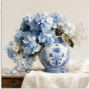 Tištěný obraz na plátně 60x60 cm Porcelain Vase – Styler