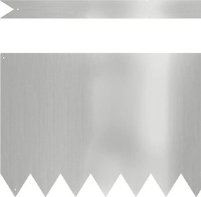 Okraj trávníku 30 ks 100 x 0,05 x 30 cm Pozinkovaná ocel 3335786