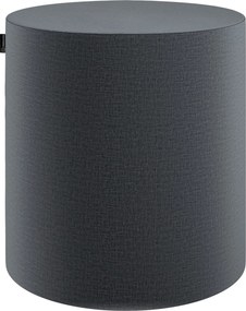 Sedák Barrel- válec pevný barva šedá látka sametová