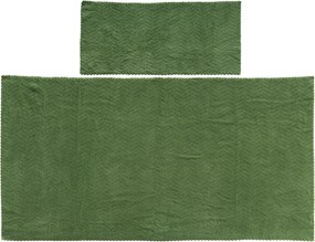 Sinsay - Sada ručníků s plastickým vzorem 2 pack - zelená