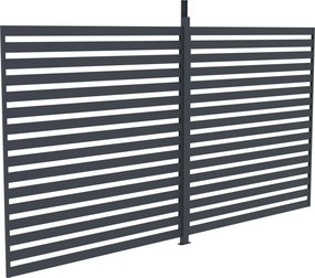 Příslušenství G21 fixní lamelová stěna 3,7x2,2 m pro pergolu Austin