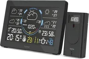 Hama Hawaii černá / Meteostanice / WiFi / předpověď počasí 5 dní / ven