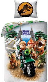 HALANTEX Povlečení Lego Jurský Park Bavlna 140/200, 70/90 cm