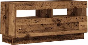 TV stolek s LED old wood 180x35x40 cm kompozitní dřevo 3329163