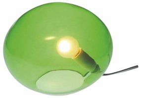 Zelená stolní lampa SULION Ball
