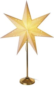 Emos Vánoční svícen Hvězda 67cm Bílá/zlatý stojan