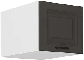 Kuchyňská skříňka Stilo 40 NAGU-36 1F korpus bílá, dvířka šedá