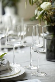 Křišťálové skleničky v sadě 4 ks na sekt 300 ml Zero – Lyngby Glas