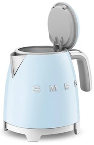 Světle modrá rychlovarná konvice z nerezové oceli 800 ml Retro Style – SMEG