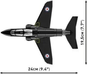 COBI 5845 Britský pokročilý cvičný letoun BAE Hawk T1 / 1:48 / 362 kos