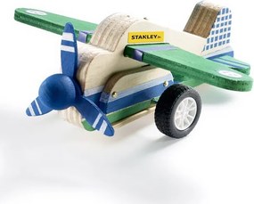Stanley Jr. JK029-SY Stavebnice, letadlo, dřevo