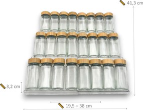 usporadejto.cz Sada 24ks kořenek DECOR se 2 schůdky do šuplíku COMPACTA