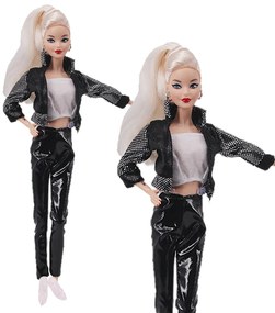 Šatičky pro panenku Barbie - kalhoty + triko (30 cm) Barva: babi0104