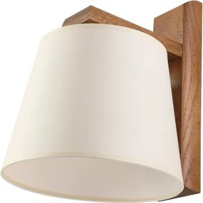 Nástěnné svítidlo AIDA 1xE27/15W/230V dub/krémová